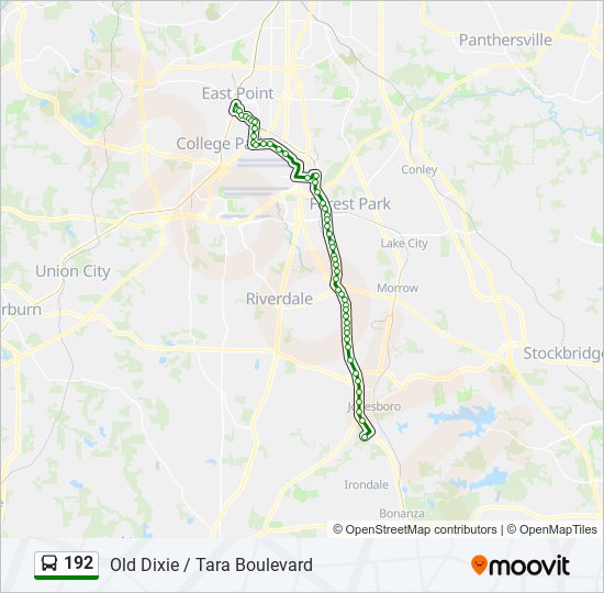 192 Route: Schedules, Stops & Maps - East Point Station (Updated)