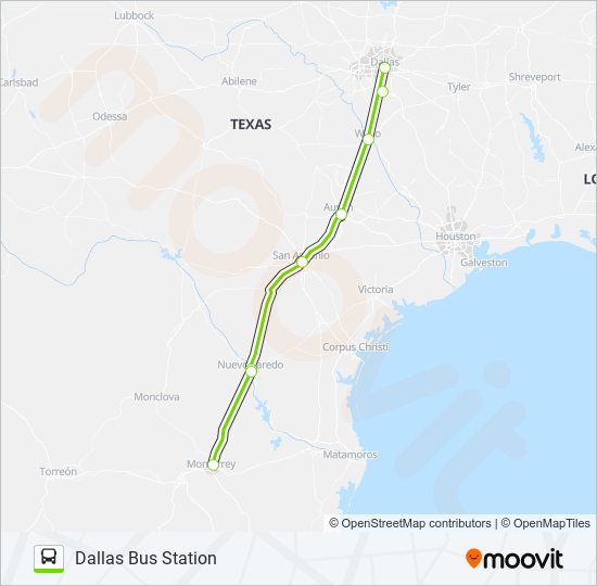 Ruta flixbus us1160: horarios, paradas y mapas - Dallas Bus Station ...