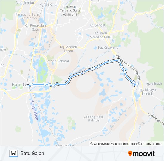 67 Route: Schedules, Stops & Maps - Batu Gajah (Updated)