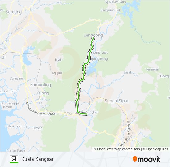 99 Route: Schedules, Stops & Maps - Kuala Kangsar (Updated)
