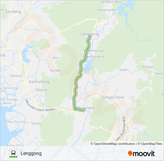 99 Route: Schedules, Stops & Maps - Lenggong (Updated)