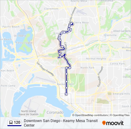 Ruta 120: horarios, paradas y mapas - Sharp Hospital (Actualizado)