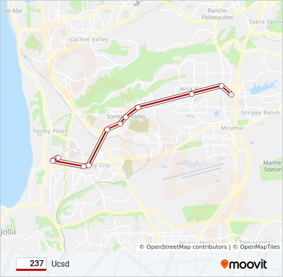 237 Route: Schedules, Stops & Maps - Ucsd (Updated)