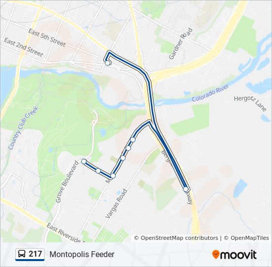 Ruta 217: horarios, paradas y mapas - 217 Montopolis Feeder Nb ...