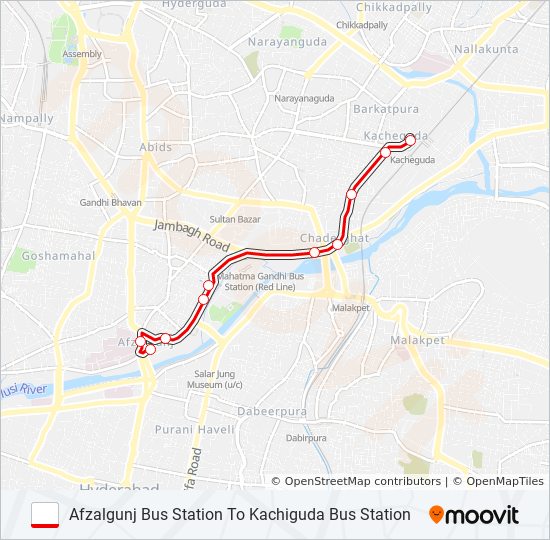 2 Route: Schedules, Stops & Maps - Kachiguda Bus Station (Updated)