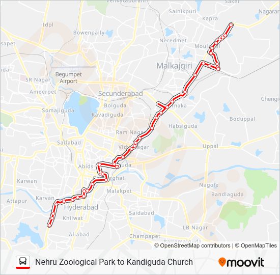 3Z Route: Schedules, Stops & Maps - Kushaiguda (Updated)