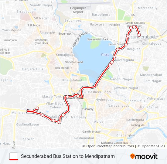 5m Route: Schedules, Stops & Maps - Mehdipatnam (Updated)