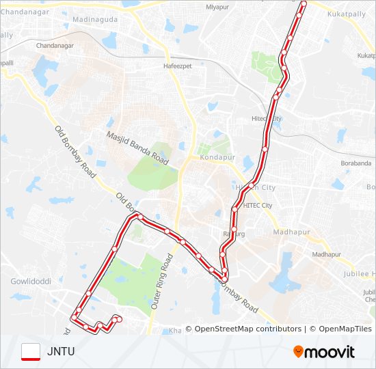 195j Route: Schedules, Stops & Maps - JNTU (Updated)