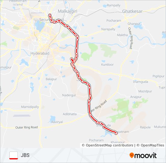 279 Route: Schedules, Stops & Maps - JBS (Updated)