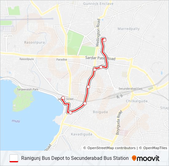 7x Route: Schedules, Stops & Maps - Ranigunj Bus Depot (Updated)
