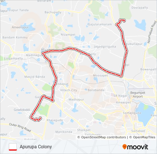 198 Route: Schedules, Stops & Maps - Apurupa Colony (Updated)