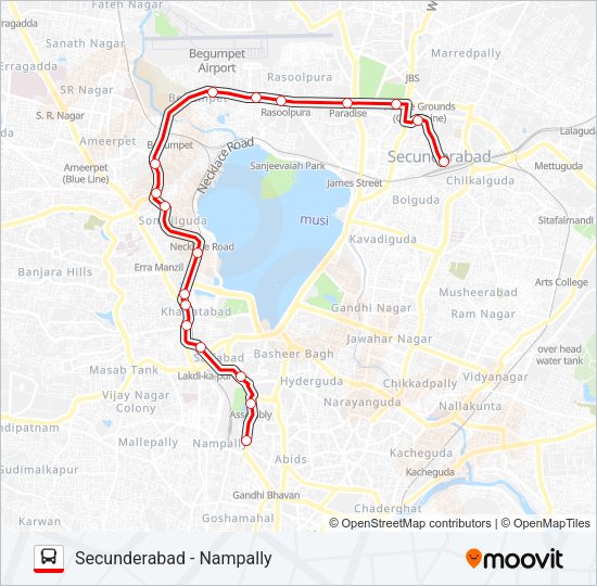 49 Route: Schedules, Stops & Maps - Nampally (Updated)