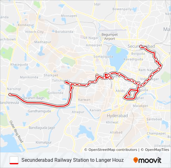 6s Route: Schedules, Stops & Maps - Secunderabad Bus Stop (Updated)