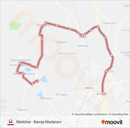 233 Route: Schedules, Stops & Maps - Banda Madaram (Updated)