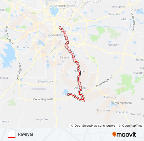 203a Route: Schedules, Stops & Maps - Raviryal (Updated)