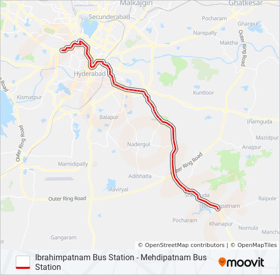 277mp Route: Schedules, Stops & Maps - Ibrahimpatnam Bus Station (Updated)