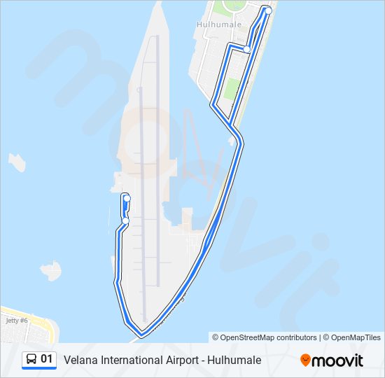 01 Route: Schedules, Stops & Maps - Velana International Airport ...