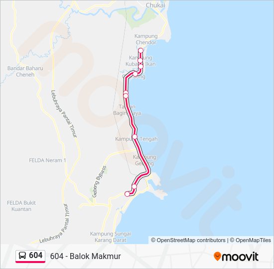 604 Route: Schedules, Stops & Maps - 604 - Balok Makmur (Updated)