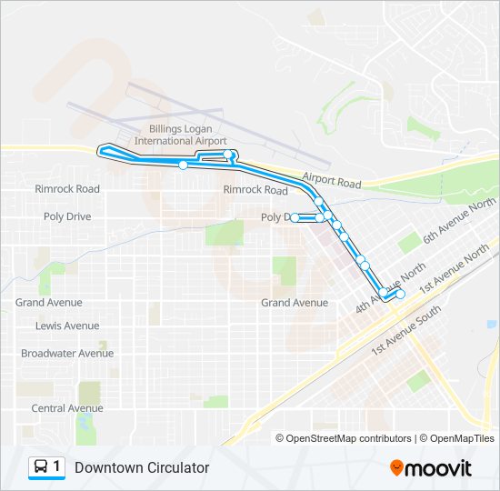1 Route: Schedules, Stops & Maps - Poly Avenue And Ash Street (Updated)