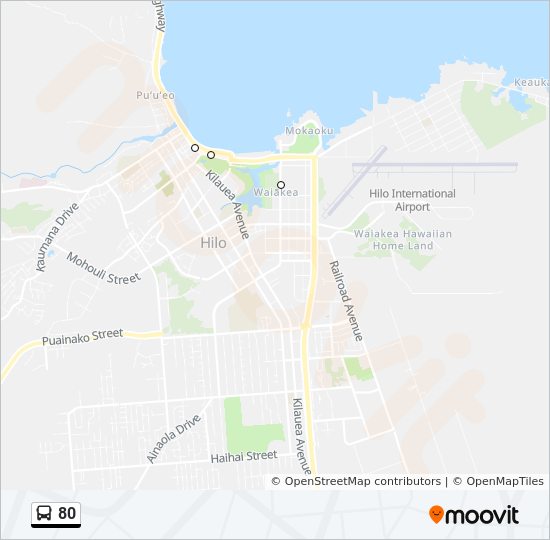 80 Route: Schedules, Stops & Maps - (Updated)