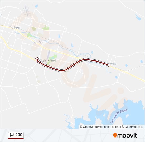 Ruta 200: horarios, paradas y mapas - (Actualizado)
