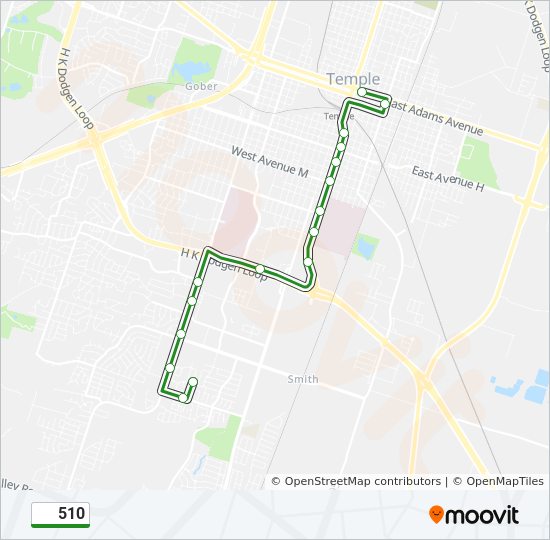 Ruta 510: horarios, paradas y mapas - (Actualizado)
