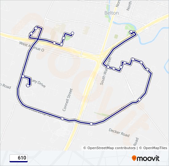 Ruta 610: horarios, paradas y mapas - (Actualizado)