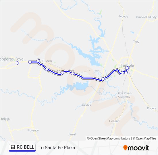 rc bell Route: Schedules, Stops & Maps - To Santa Fe Plaza (Updated)
