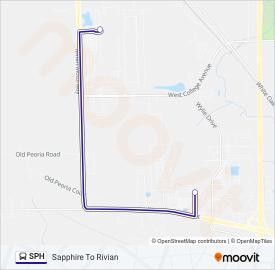 Ruta sph: horarios, paradas y mapas - Sapphire To Rivian (Actualizado)