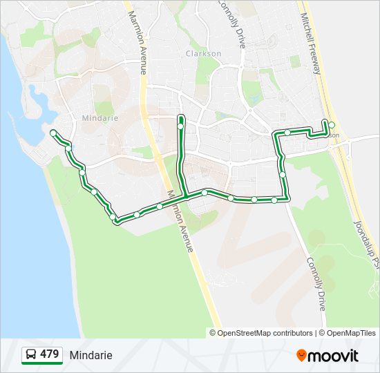 479 Route: Schedules, Stops & Maps - Mindarie (Updated)