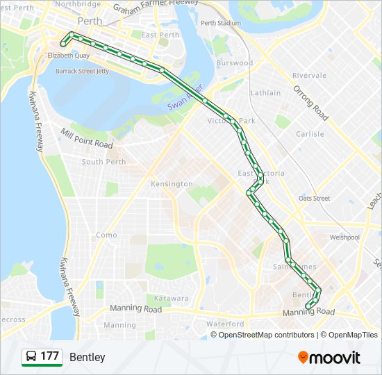 177 Route: Schedules, Stops & Maps - Bentley (Updated)