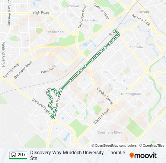 207 Route: Schedules, Stops & Maps - Livingston Shop Ctr (Updated)
