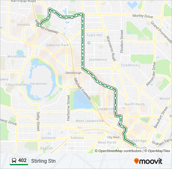 402 Route: Schedules, Stops & Maps - Stirling Stn (Updated)