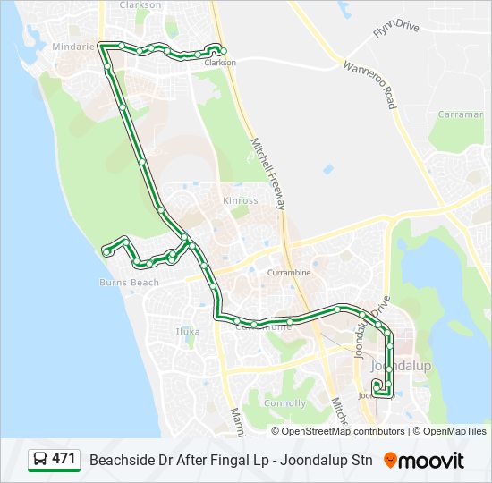 471 Route: Schedules, Stops & Maps - Clarkson Stn (Updated)