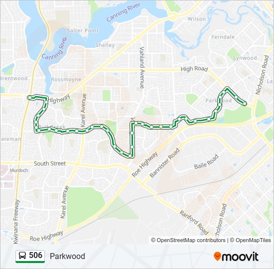 506 Route: Schedules, Stops & Maps - Parkwood (Updated)