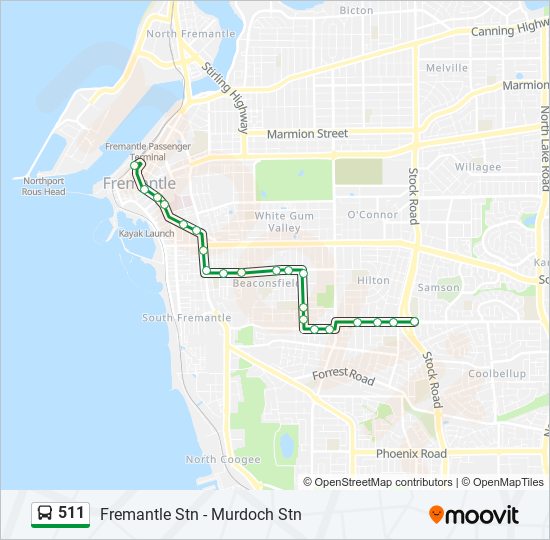 511 Route: Schedules, Stops & Maps - Samson (Updated)