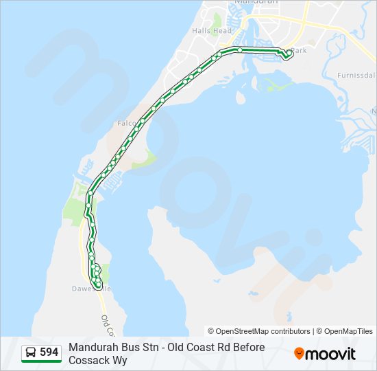 594 Route: Schedules, Stops & Maps - Dawesville (Updated)