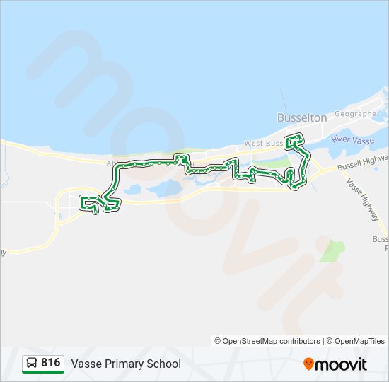 816 Route: Schedules, Stops & Maps - Vasse Primary School (Updated)