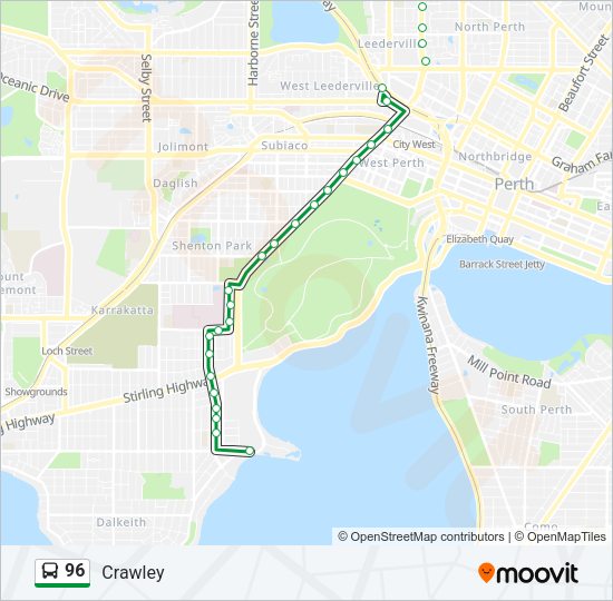 96 Route: Schedules, Stops & Maps - Crawley (Updated)