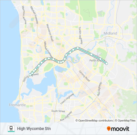 airport line Route: Schedules, Stops & Maps - High Wycombe Stn (Updated)