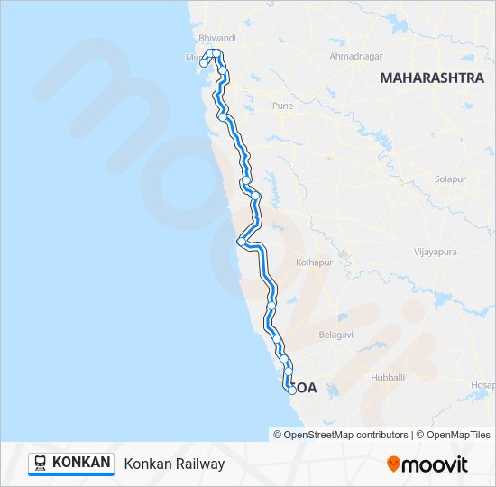 KONKAN Route: Schedules, Stops & Maps - 11099 - Ltt Madgaon Exp (Updated)