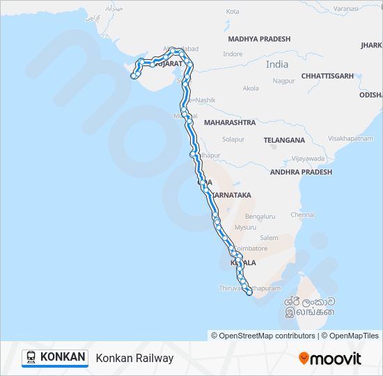 KONKAN Route: Schedules, Stops & Maps - 20909 - Kcvl Pbr SF Exp (Updated)