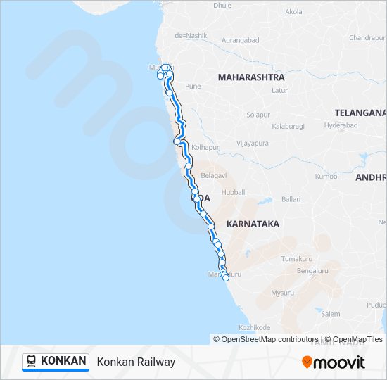 KONKAN Route: Schedules, Stops & Maps - 12134 - Majn Csmt SF Ex (Updated)