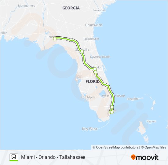 Ruta flixbus 2410: horarios, paradas y mapas - Tallahassee (Florida ...
