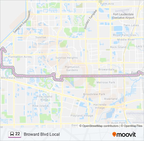 22 Route: Schedules, Stops & Maps - Central Terminal (Updated)