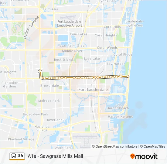 36 Route: Schedules, Stops & Maps - Lauderhill Tranit Center (Updated)