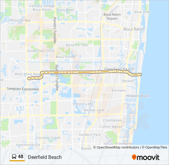 48 Route: Schedules, Stops & Maps - Deerfield Beach (Updated)