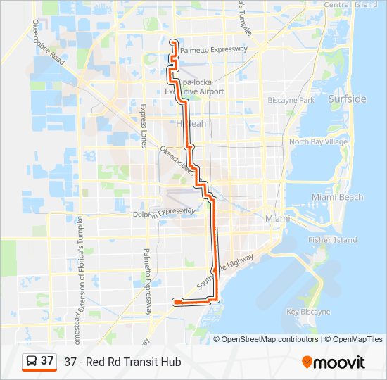 Ruta 37: horarios, paradas y mapas - 37 - Red Rd Transit Hub (Actualizado)