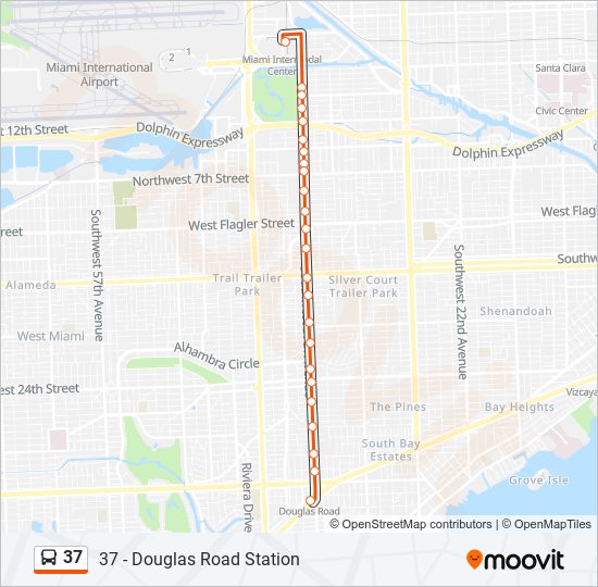 37 Route: Schedules, Stops & Maps - 37 - Douglas Road Station (Updated)