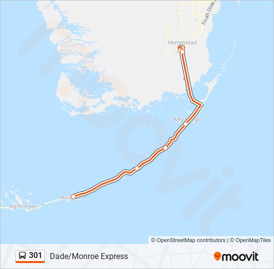 301 Route: Schedules, Stops & Maps - 301 - Marathon (Updated)